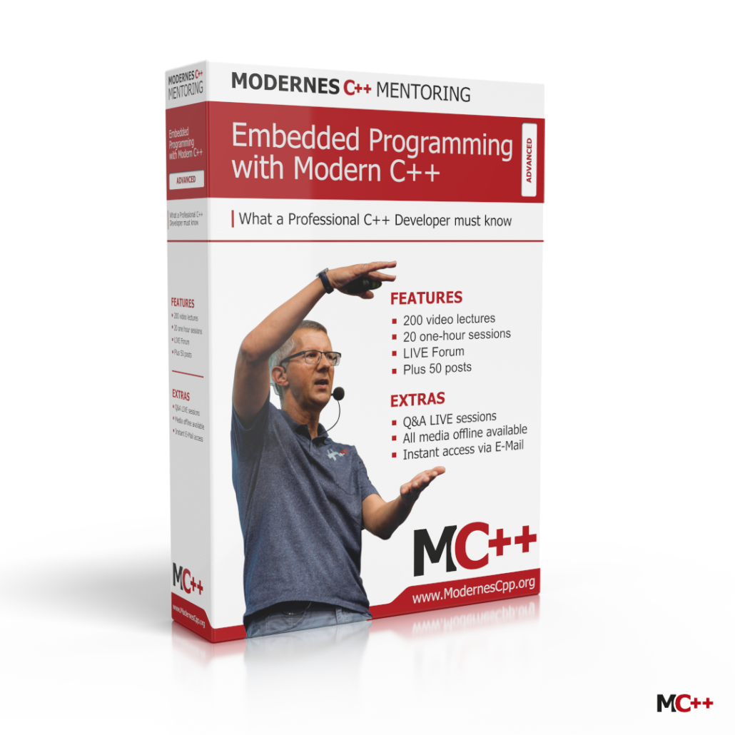 Embedded Programming with modern C++ – MC++ MENTORING